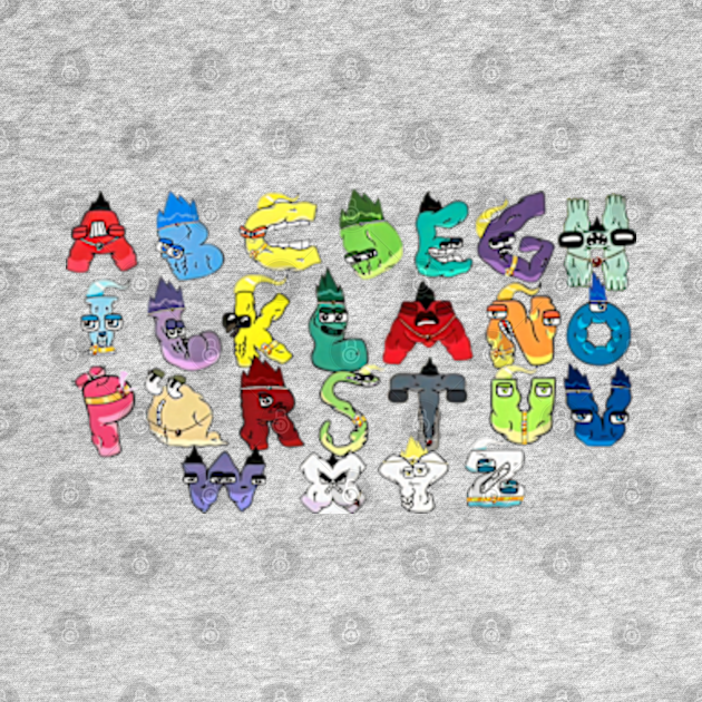 Alphabet Lore But They Transform To A New Level Strong Alphabet Lore Baseball T Shirt
